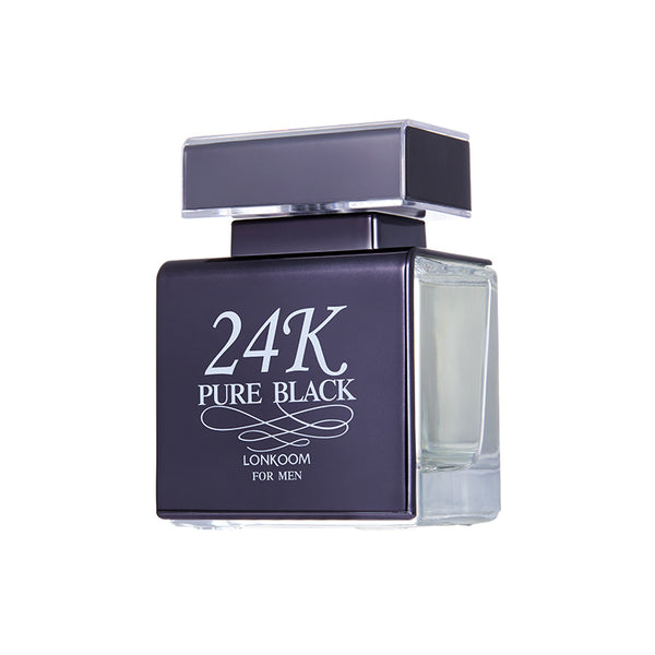 24K Pure Black Eau de Parfum for Men - Luxurious and Sophisticated Fra ...